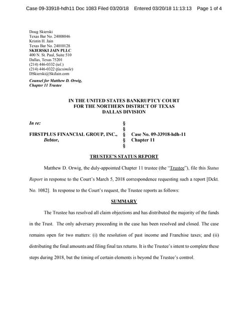 Case 1 Final PFP | DOCX | Business Accounting & Finance | Business