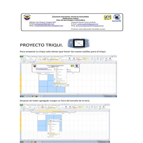 proyecto triqui | DOCX
