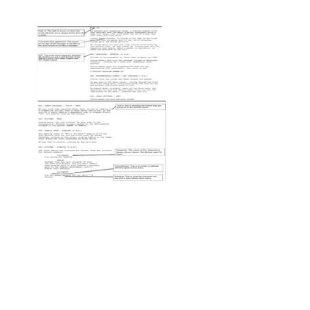 Donnie Darko small script annotation | DOCX