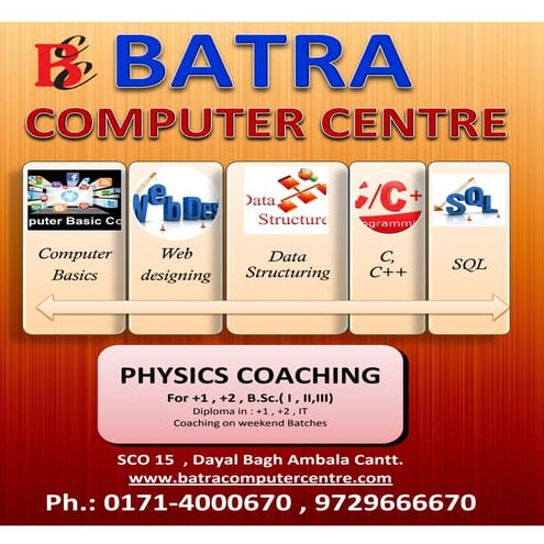 BATRA COMPUTER CENTRE | PDF