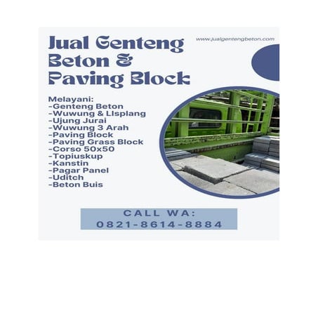 Kapan Terakhir Kali Anda Cek Paving Anda? | PDF