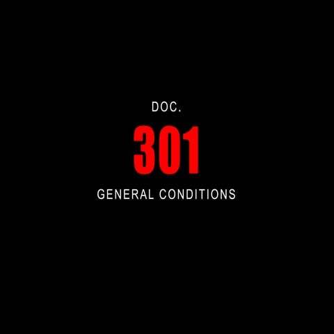 Doc 301 Gen. Conditions | PPTX