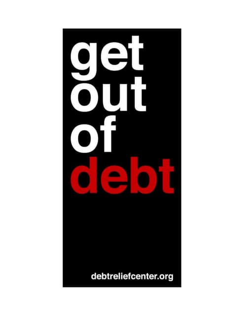 How to begin getting out of debt. | DOCX | Personal Debt | Personal Finance