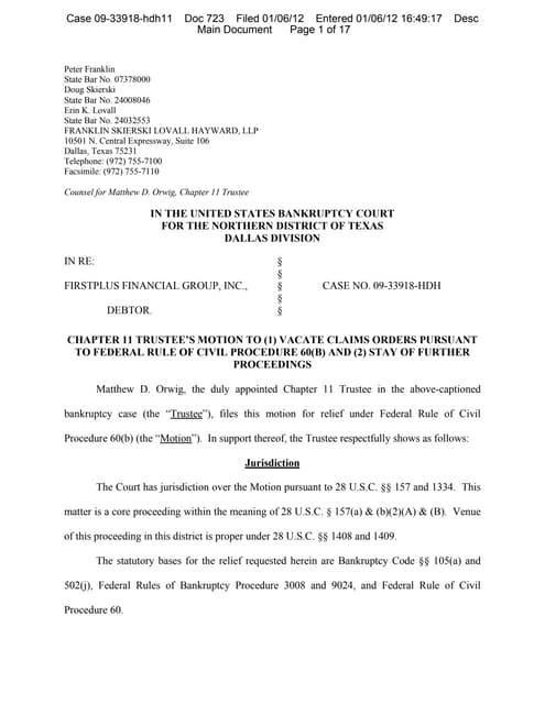 5 30-12 notice of ruling re motion to amend judgment to add judgment ...