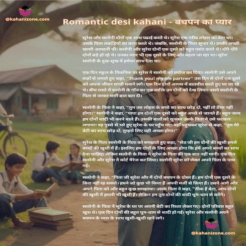 Romantic desi kahani - बचपन का प्यार 😍👇👇👇 | PDF