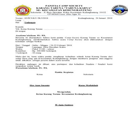 CONTOH PROPOSAL REUNI AKBAR SMA NEGERI 39 | PDF