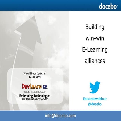 Docebo E-Learning Webinar - Discover the Docebo Partner Network | PPT