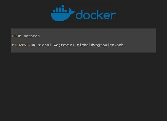 Docker from scratch | PPT Docker from scratch | PPT