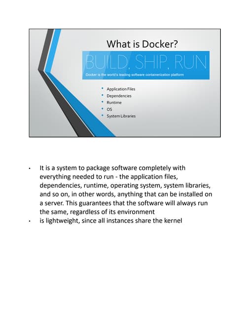 Introduction To Docker Pptx Operating Systems Computer Software And Applications