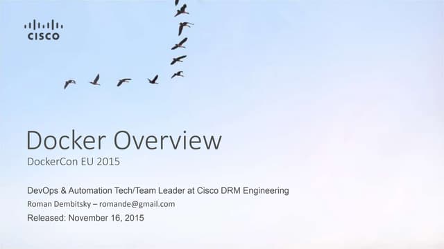 DockerCon EU 2015 Barcelona | PPT DockerCon EU 2015 Barcelona | PPT