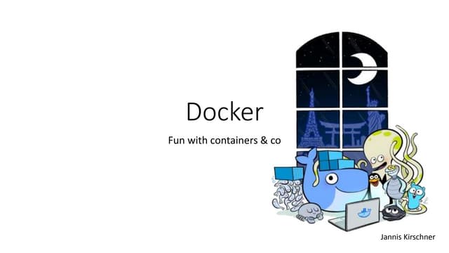 Docker Introduction | PPT Docker Introduction | PPT