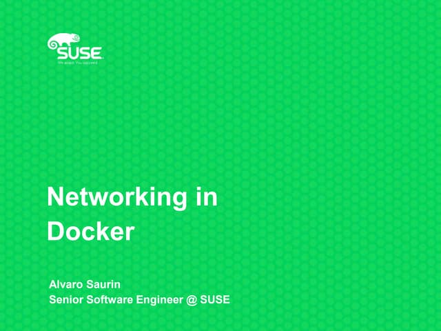 Docker Networking Ppt
