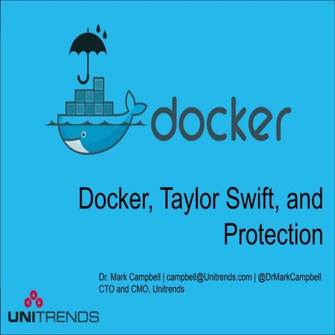 Docker - A high level introduction to dockers and containers