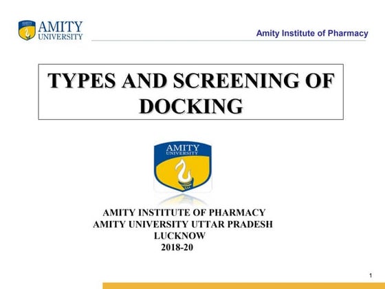 Virtual screening techniques | PPT