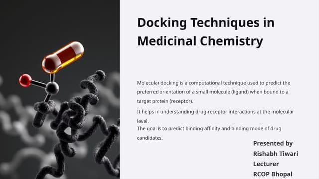 molecular docking its types and de novo drug design and application and ...