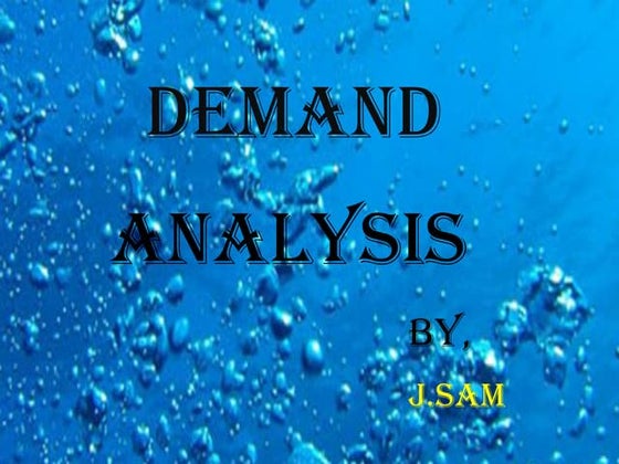 Chemical oxygen demand | PPT