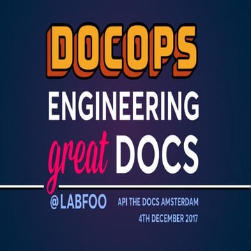 DocOps Engineering Great Docs | PDF