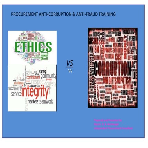 Doc procurement anti fraud and anti-corruption | PPTX