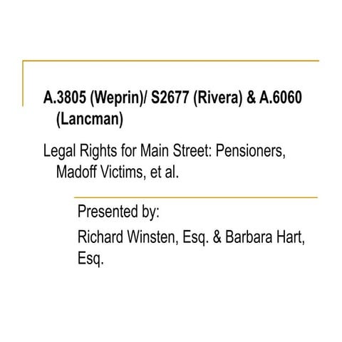 Martin Act Power Point R D W Revisions 3 18 11 | PDF | Stocks and Bonds ...