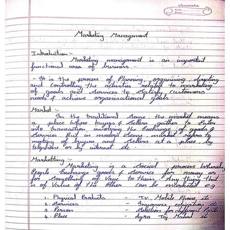 DocScanner BS MARKET MANAGEMENT class 12 cbse | PDF