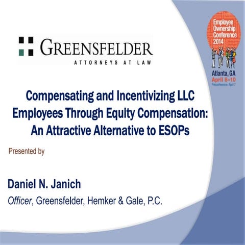 Equity Incentives for Limited Liability Companies | PPT