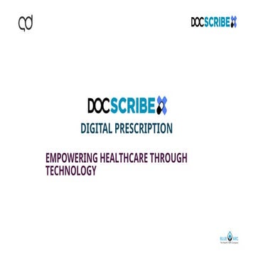 DOCSCRIBE Digital Prescription Health care | PPT