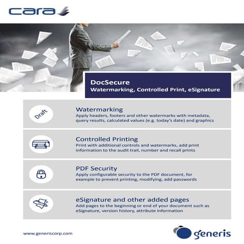 DocSecure - watermarking, eSignature and Controlled Printing for Documentum, Alfresco and Oracle ...