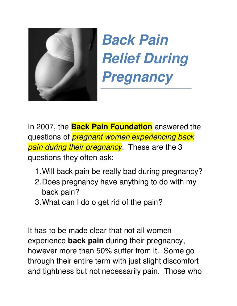 Back Pain Relief During Pregnancy back-pain-relief-during-pregnancy