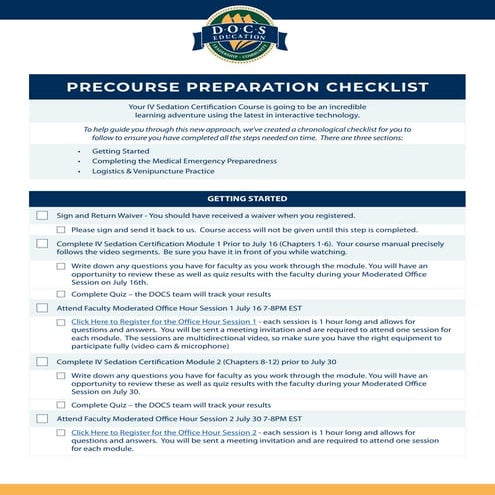 Docs iv course_checklist_b | PDF