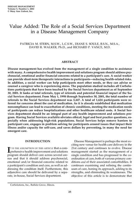 Role of medical social worker in hospital | PPTX | Mental Health ...