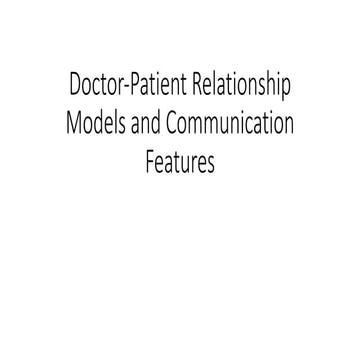Doctor-Patient Relationship Models and Communication Features.pdf