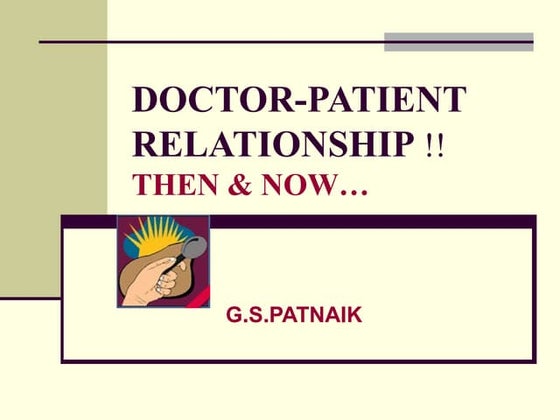 Doctor Patient Relationship.ppt