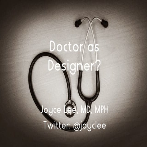 Doctor as Designer? | PDF