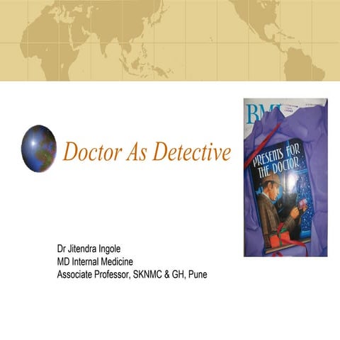Doctor as detective new | PPT