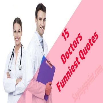 Doctors Top Funniest Quotes | PPT