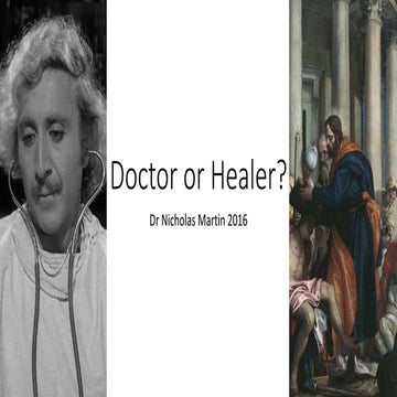 Doctor or Healer | PPT