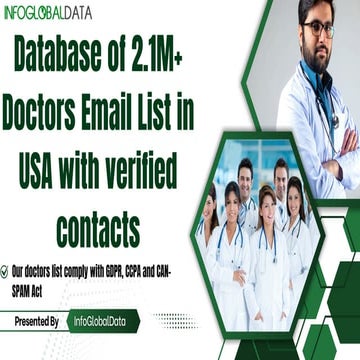 Who Can Benefit From Our Doctors Email List ? | PDF