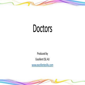 ESL doctors flashcards | PDF