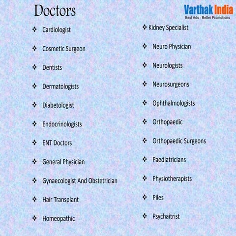 List of doctors by state | PDF