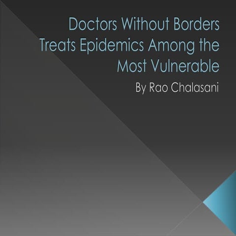 Doctors without borders | PPTX