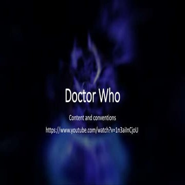 Doctor Who | PPTX