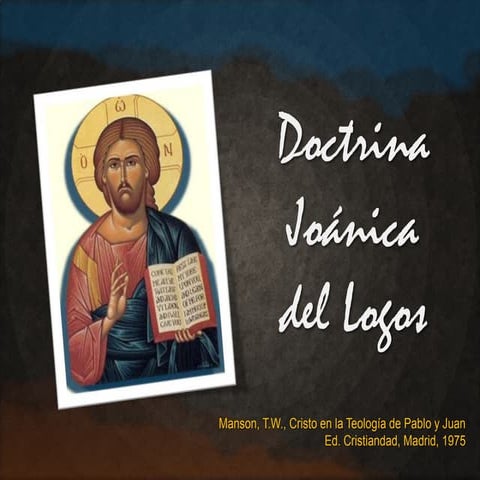 Doctrina joánica del logos | PPSX