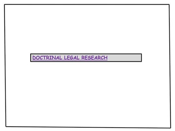 INTRODUCTION OF LEGAL RESEARCH TOPIC TWO | PPTX