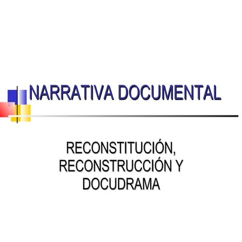 Docu drama | PPTX