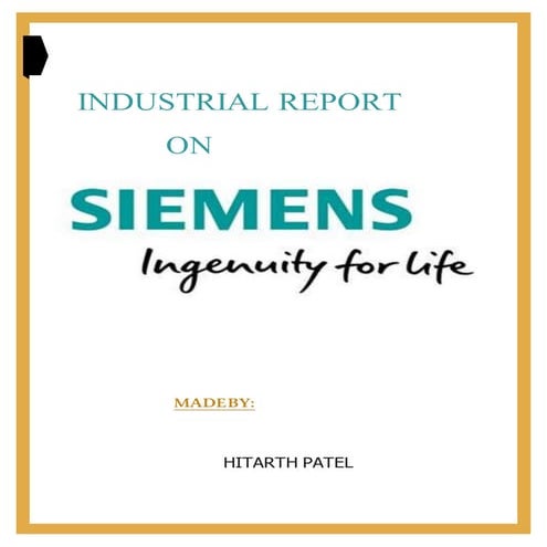 Report on Industry "Siemens" | PDF