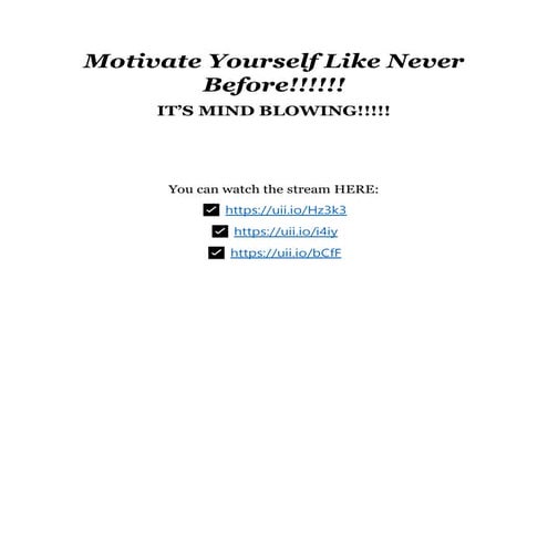 Motivation!!! | PDF