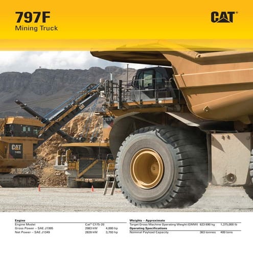 CAT 797 Brochure | PDF | Performance Cars | Auto Type