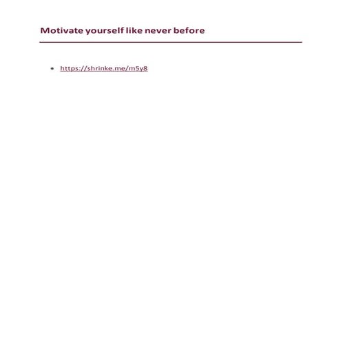 Motivation | PDF