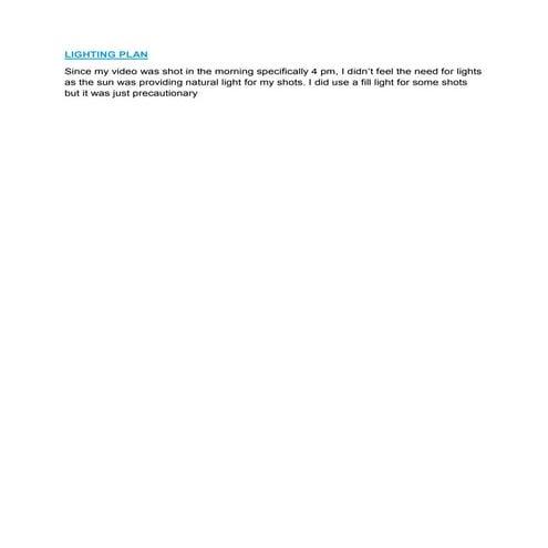 Lighting Plan for Recurring (movie). . . . | DOCX