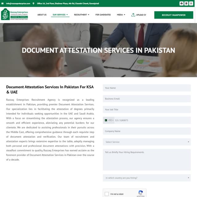 Document Attestation Services In Pakistan | PDF